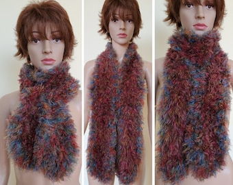 Crochet Boa Scarf - Etsy
