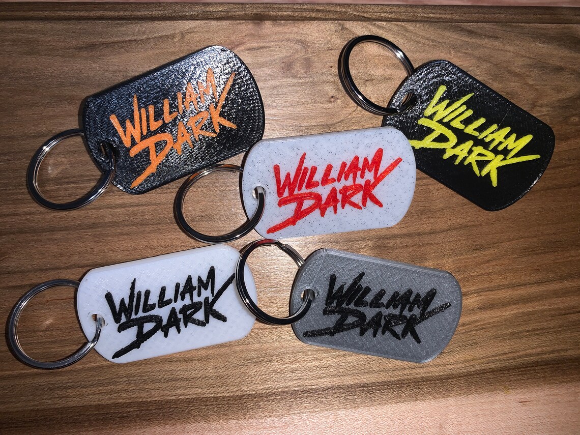 Custom 3D Printed Key Tags / Dog Tags / Nameplates - Etsy Canada