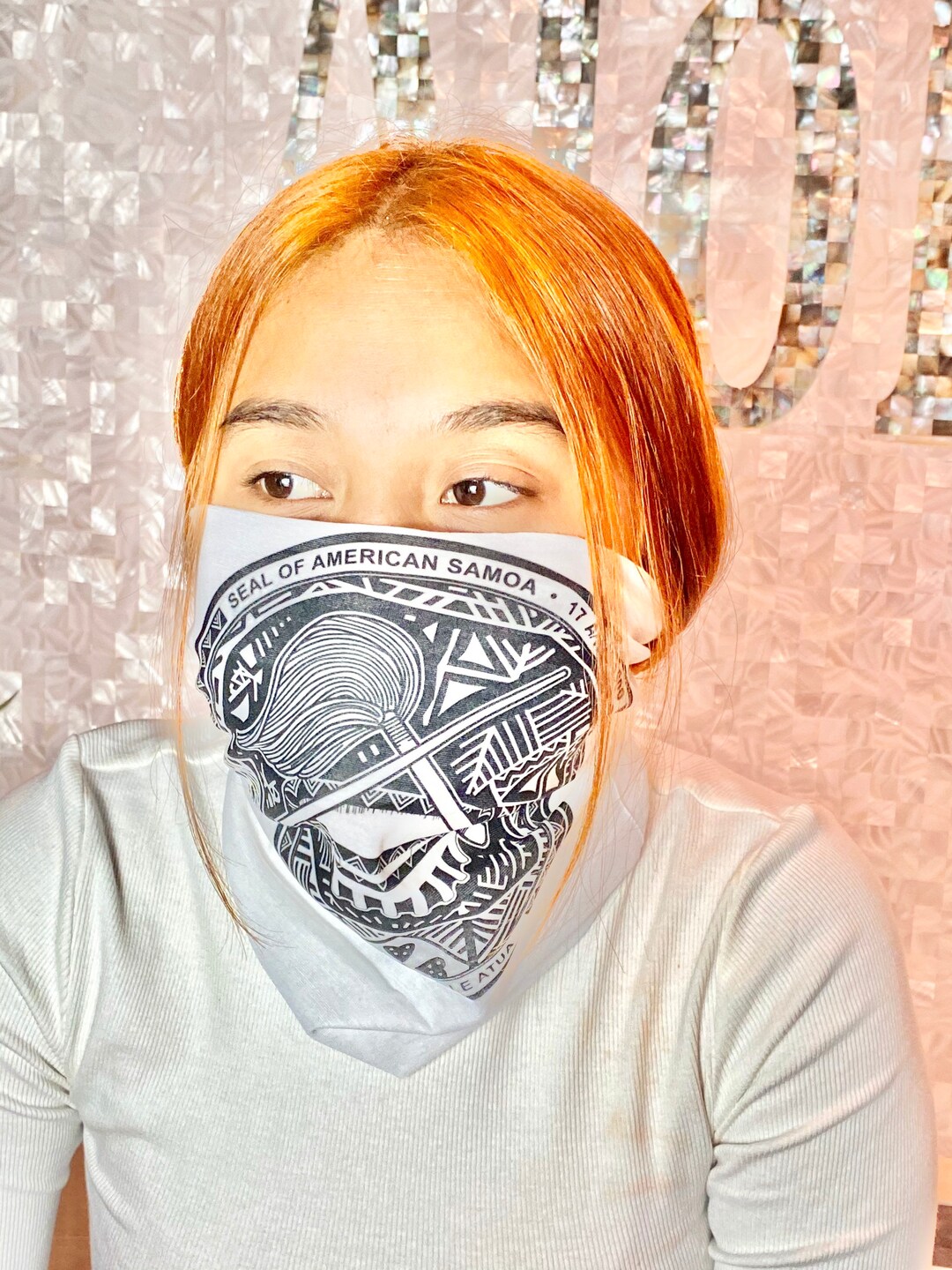 American Samoa Flag Face Mask, Neck Gaiter, Scarf, Etc. - Etsy