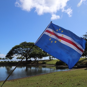 Cape Verde Flag, Praia Flag, Plateau - Etsy