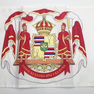 Car Flags - Royal Standard of King Kalakaua, Hawaii State Flag, Kanaka ...