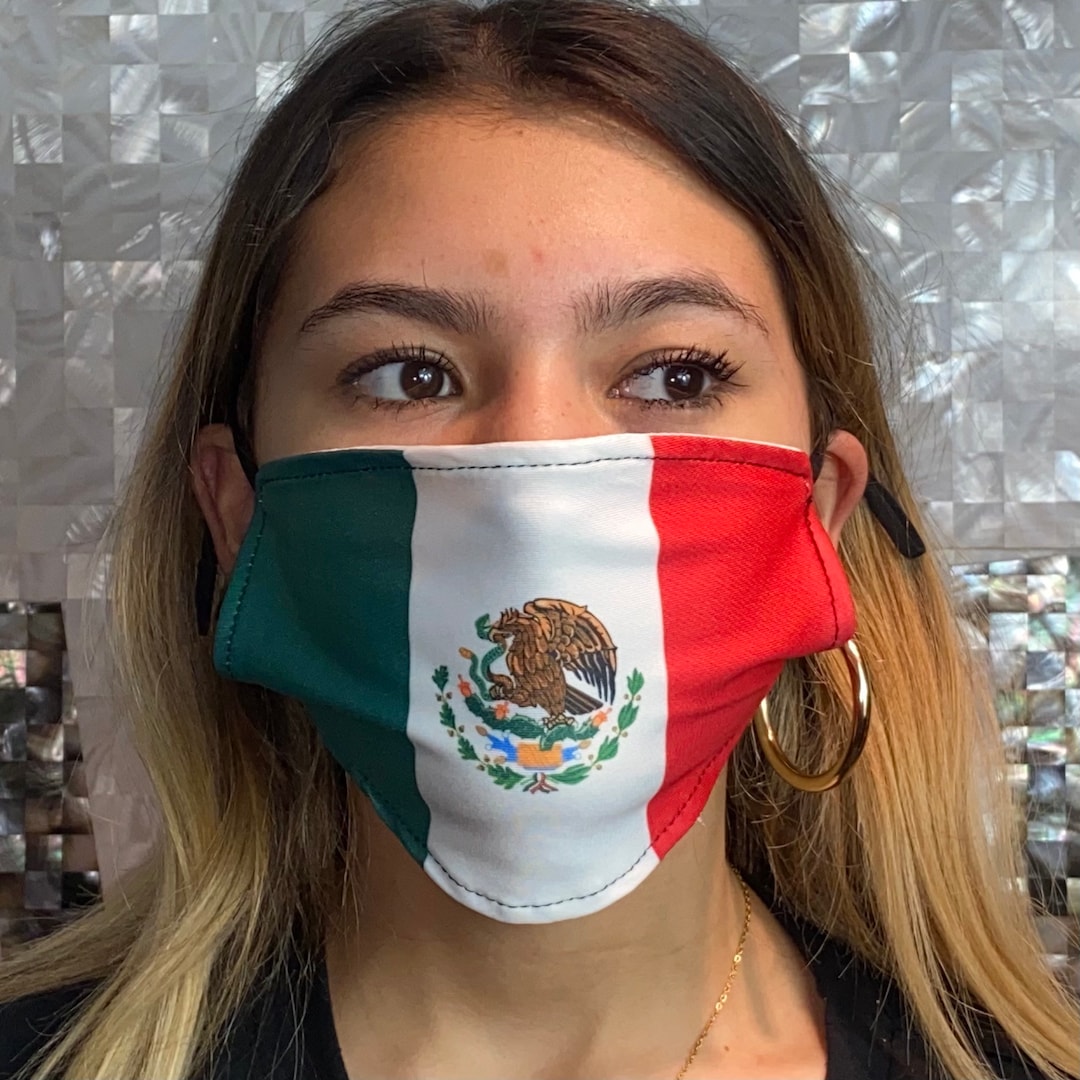 Mexico Flag Face Mask - Etsy