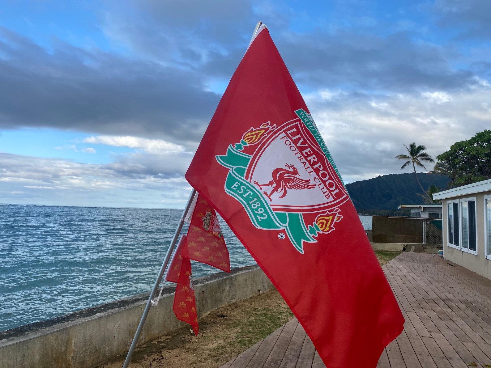Bandera del club de fútbol Liverpool - Etsy España