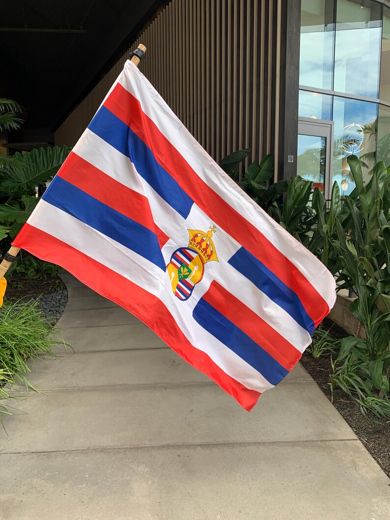 The Royal Standard Of King Kalakaua Flag | Etsy