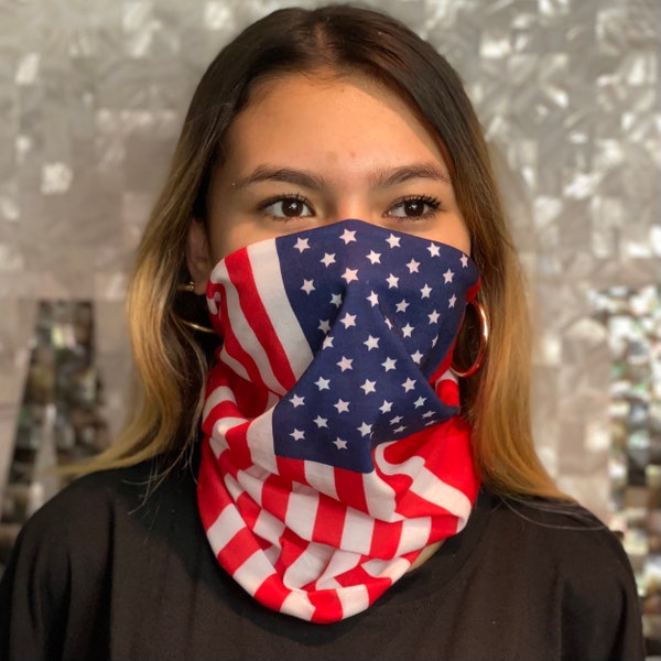 Usa Flag Mask - Etsy