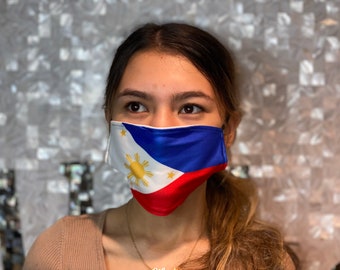 Face Mask With Philippine Flag - Etsy