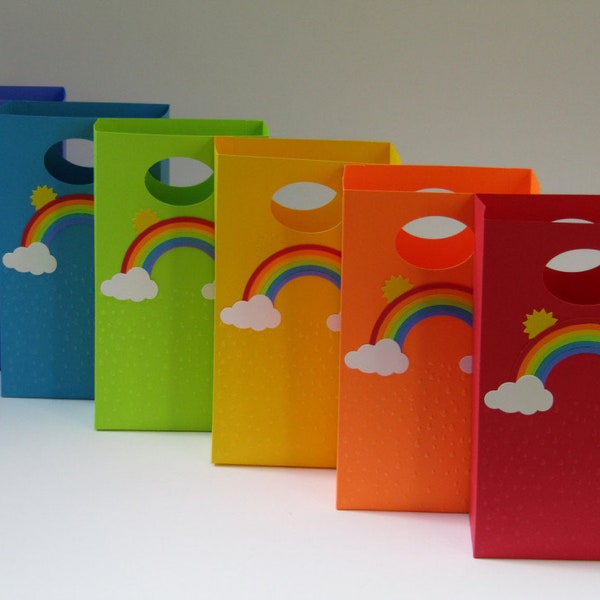 Rainbow Favor Bags - Etsy