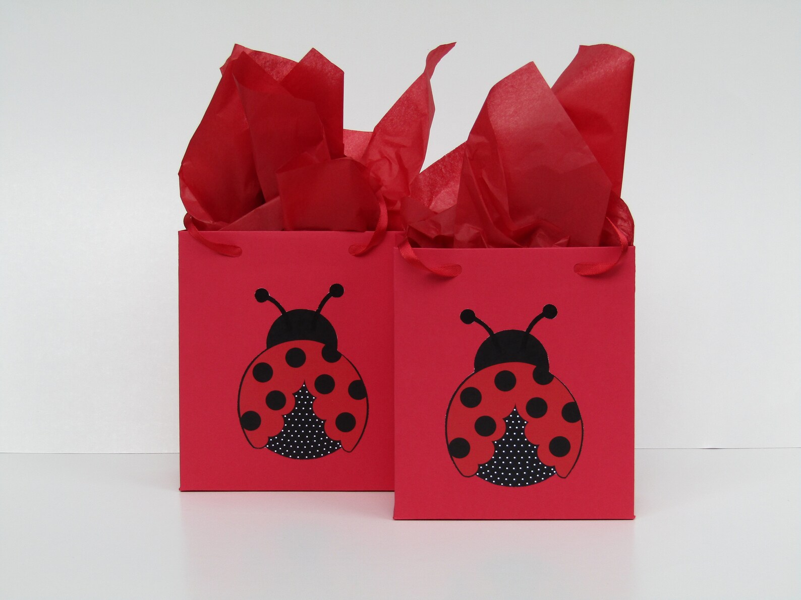 10 Ladybug Party Favor Bag Ladybug Treat Bag Ladybug | Etsy
