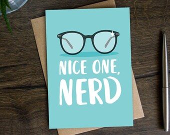 Nerd Graduation Card - Etsy