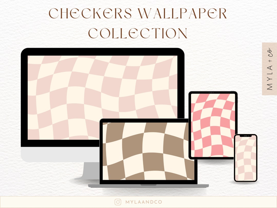 Checker Wave Wallpaper Bundle | Aesthetic Wallpaper | iPhone iPad Apple ...