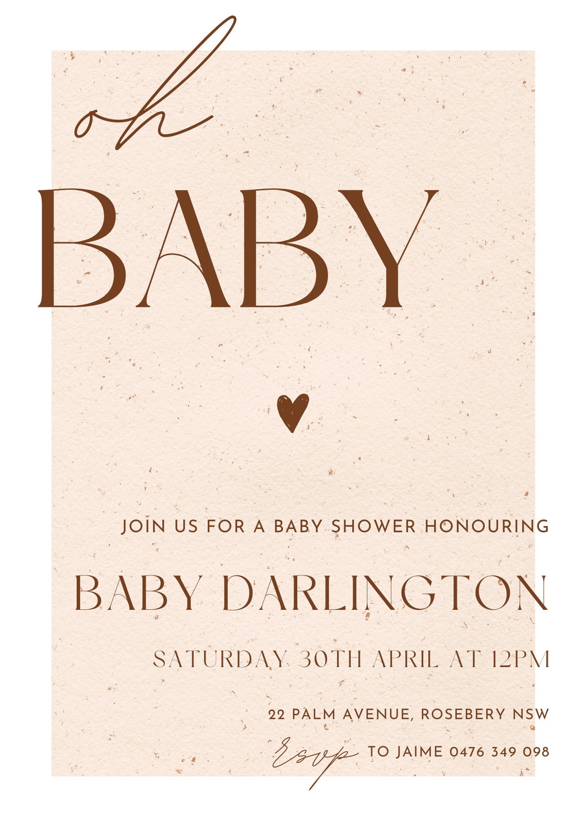 DIY Custom Baby Shower E-invitation | Invitation DIGITAL FILE | Gender ...