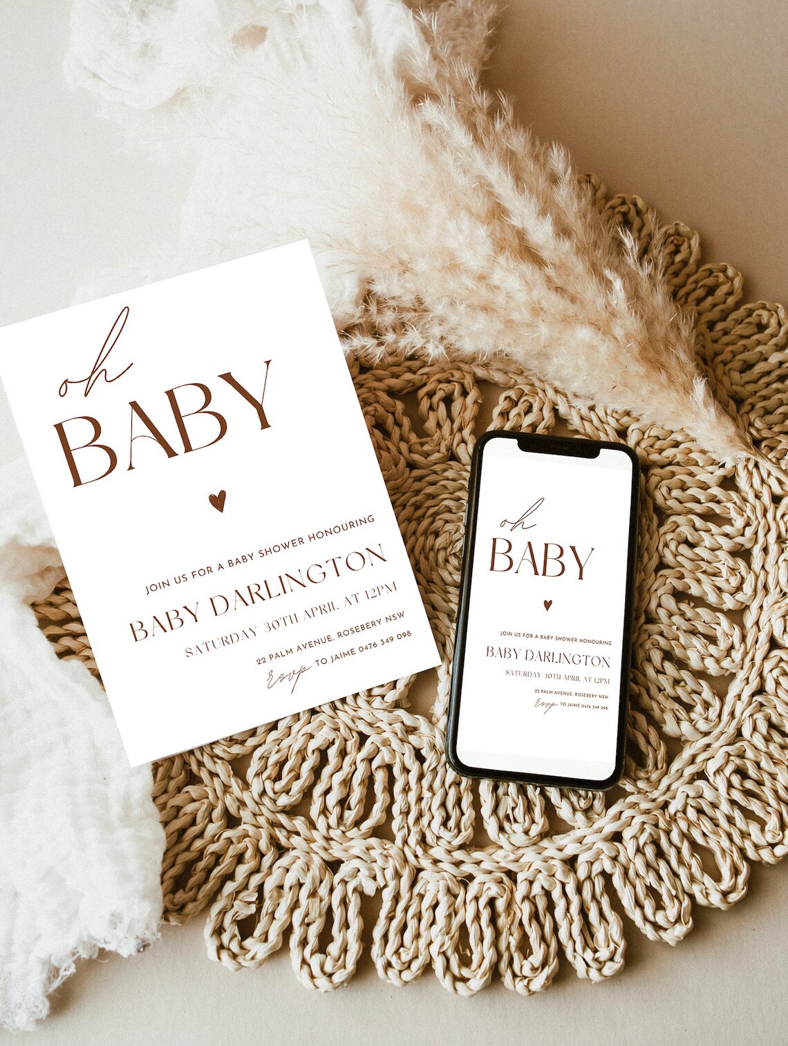 DIY Custom Baby Shower E-invitation Invitation DIGITAL FILE - Etsy