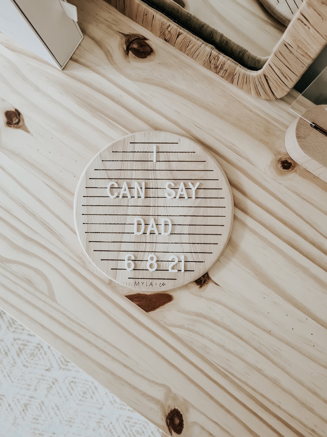 Wooden Milestone Board, Wooden Letter Board, Milestone Letter Board ...