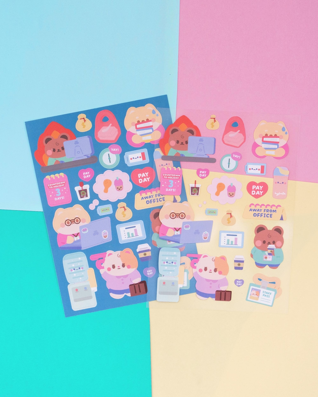 Office Worker Kiss-cut Sticker Sheet by Mintymentaiko Bullet Journal ...