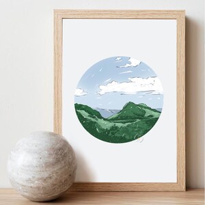 Personalised Favourite Place Sketch, How We Met, or Honeymoon ...