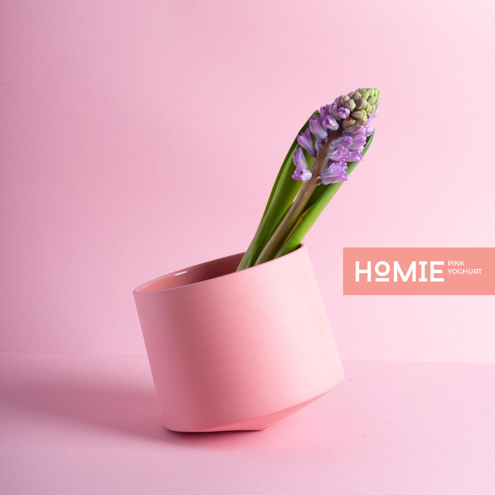 Big Size HOMIE Pink Yoghurt Porcelain Dancing Flower Pot - Etsy