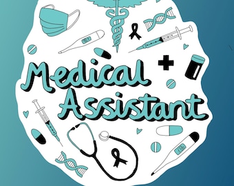 Medical Assistant Stickers - Etsy