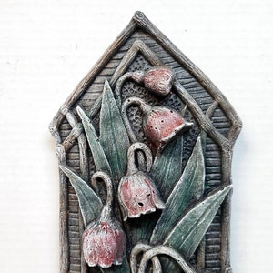 Troll Door, Concrete Gate, Garden Door, Fairy Door, Garden Troll Door ...