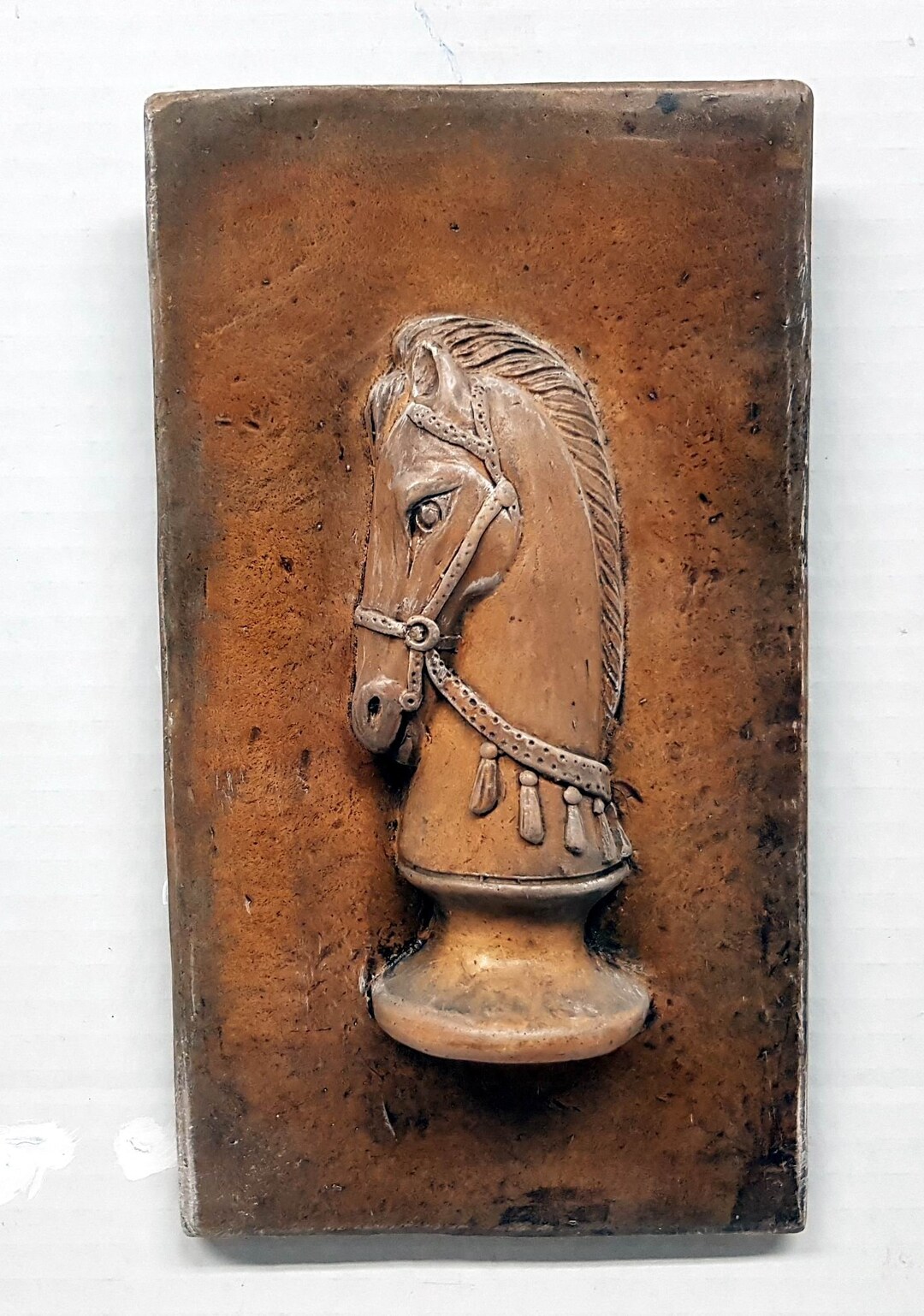 Kight Chess Plaque, 8 Inch (20cm), Chess Plaque, Medieval Castle, Stone ...