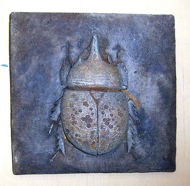 Concrete Bug Plaques, 7 In. (14 Cm),butterfly, Cicada, Lady Bug, Bumble ...