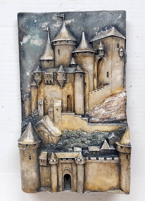 Camelot Castle Castle Plaque 10 In. 25 Cm Medieval | Etsy