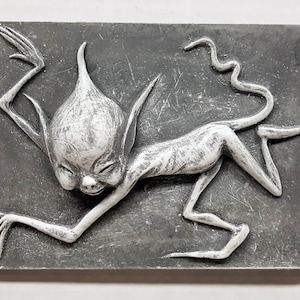 Pixie Plaques, Set of 4 Pixies, British Folklore, Celtic Pixie ...