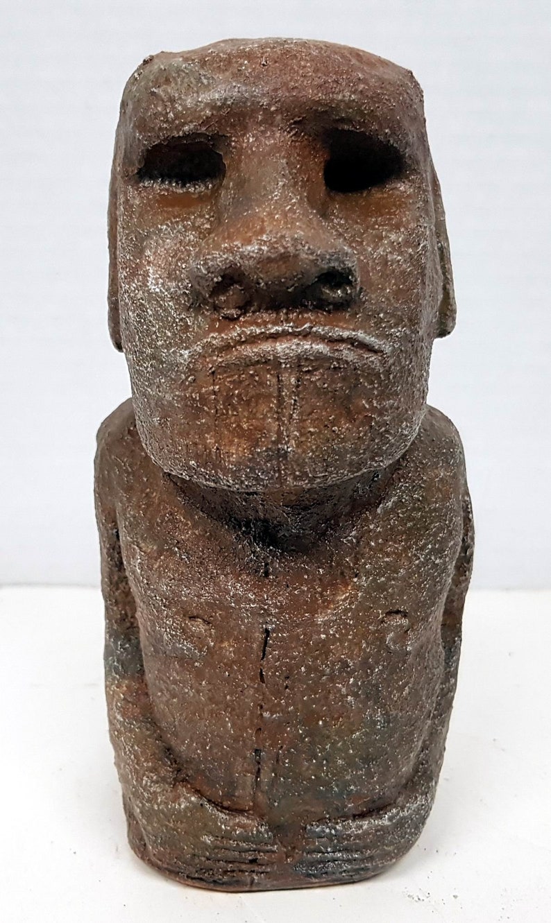 Rapa Nui Moai Statue, 6 In. (15 Cm), Easter Island, Moai Massive ...