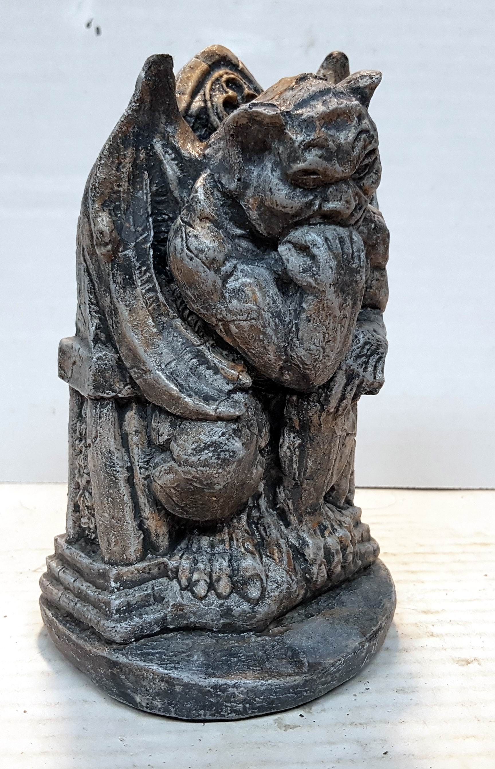 King Gargoyle 6 in. 15 cm Gothic Sculpture Gargoyle | Etsy