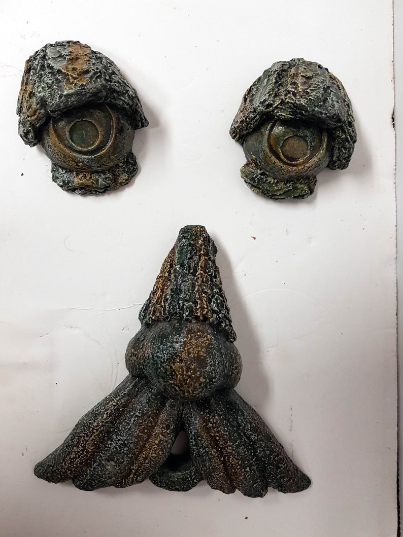 Tree Face, Concrete Tree Face, Forest Face, Garden Face Sculpture ...