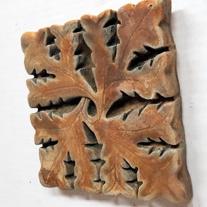 Oak Leaf Tile 5.5 In. 14 Cm Home Decor Tile Leaf Plaque - Etsy