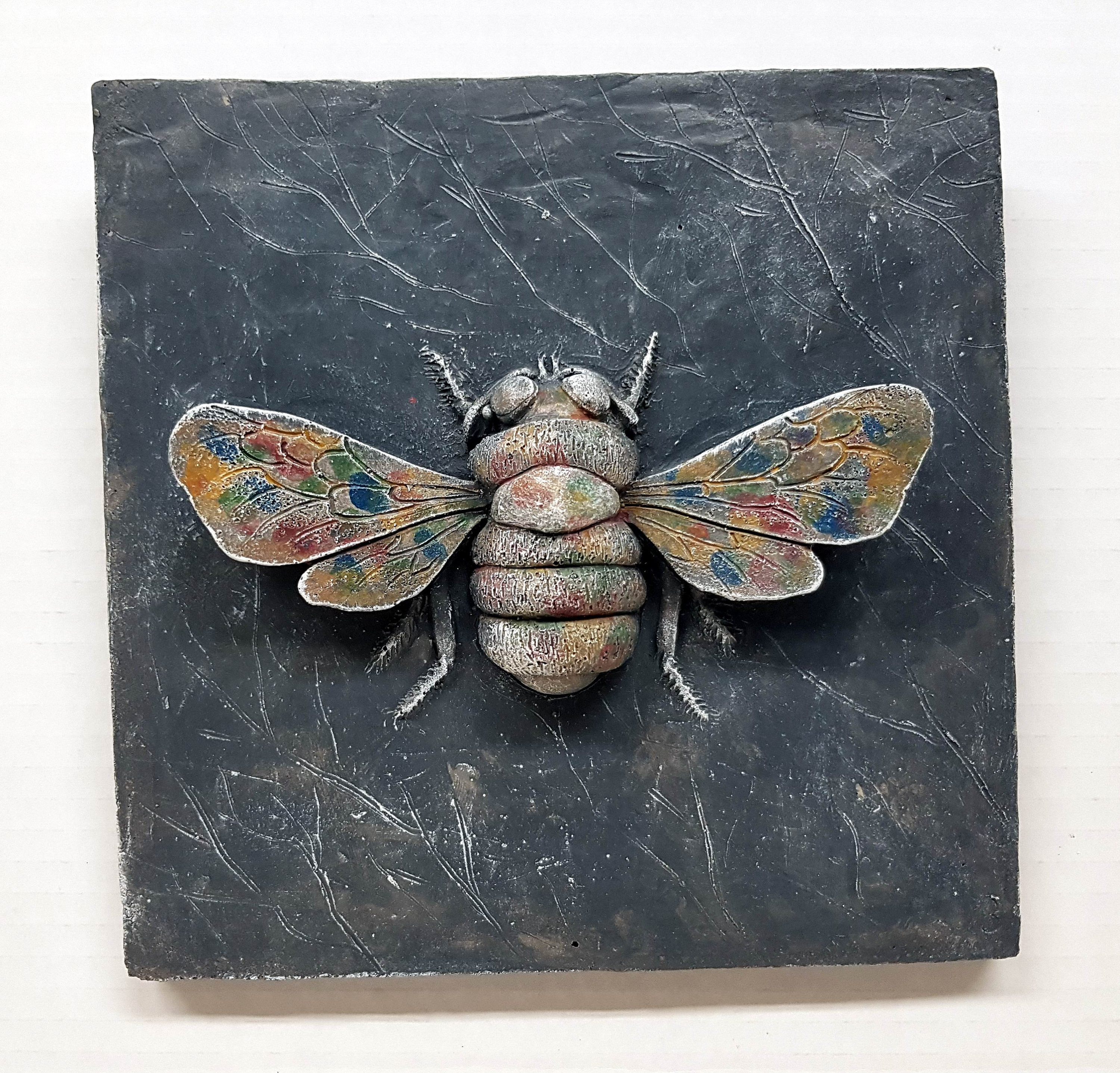 Concrete Bug Plaques, 7 In. (14 Cm), Butterfly Plaque, Bee Plaque ...