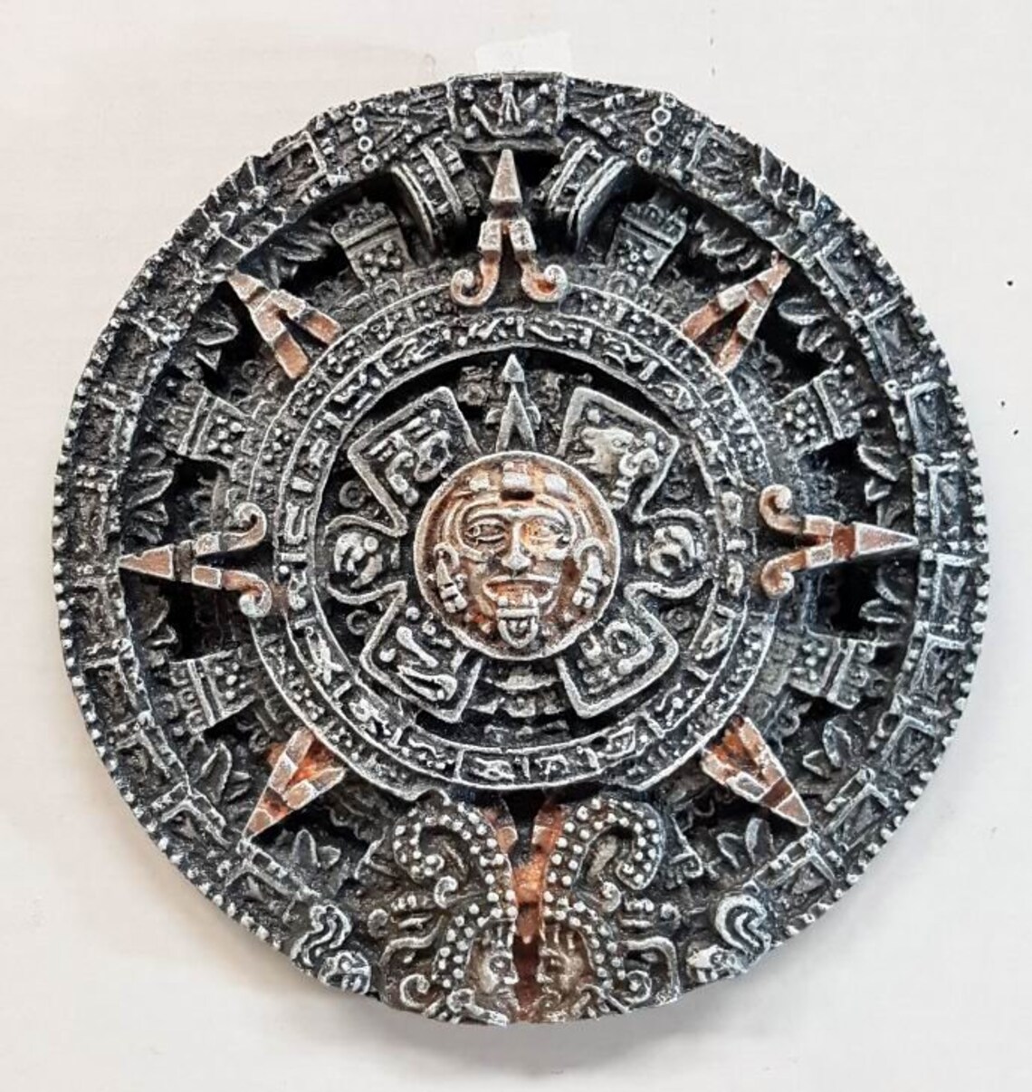 Aztec Calendar 7 in. 18 cm Ancient Civilizations | Etsy
