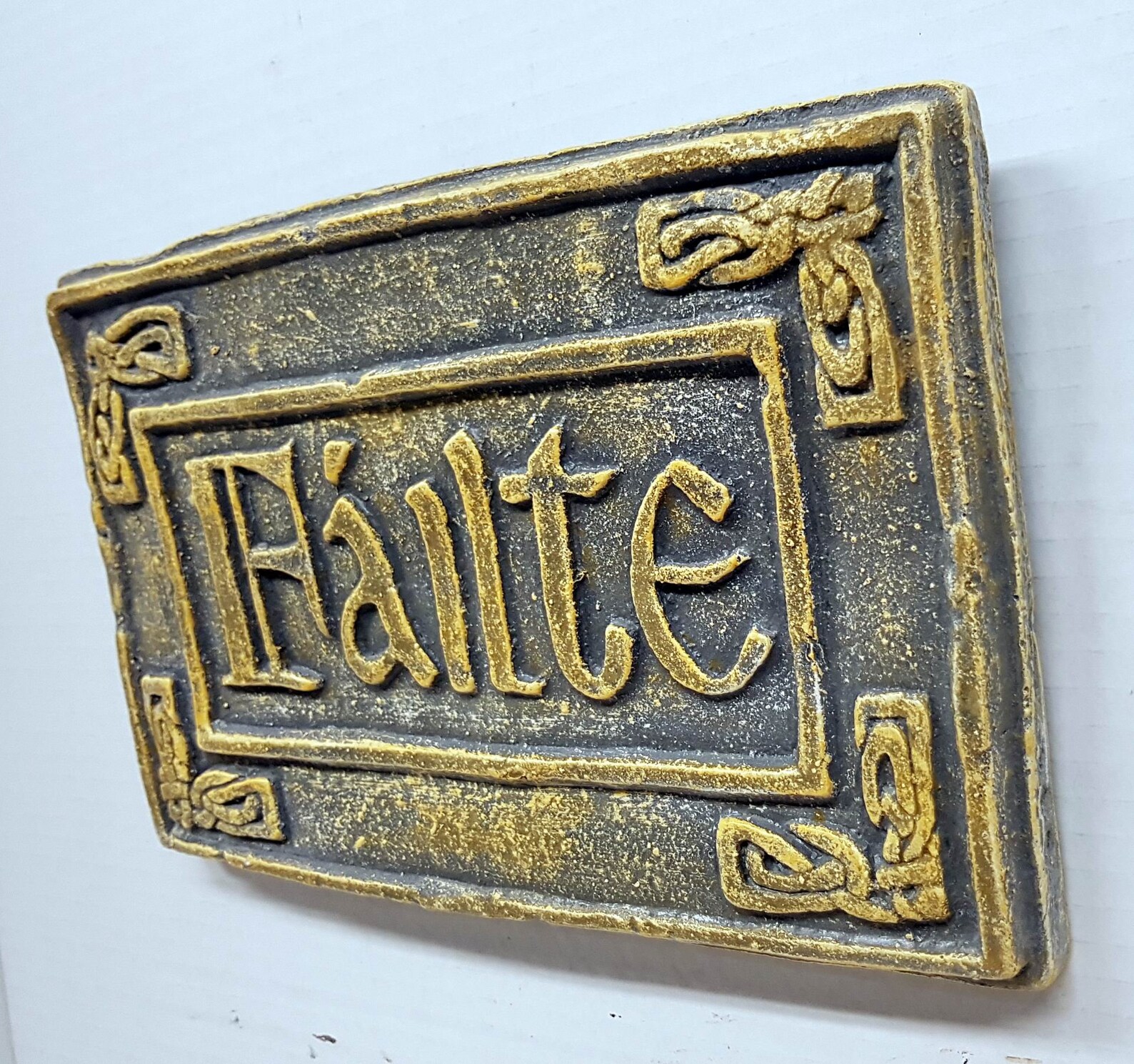 Failte Plaque Concrete Welcome 10in.25cm Irish Welcome - Etsy