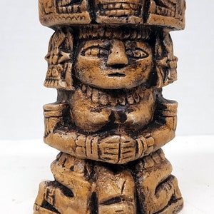 Aztec Totem, Artistic Mexican Statue, Aztec Artifacts, Mayan Totem ...