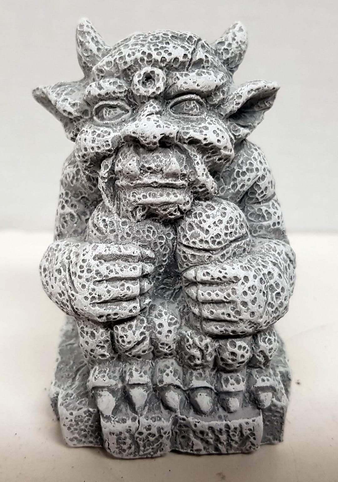 Gargoyle 3 In. (8 Cm) Grotesque Cast Statue Medieval Gothic Stone ...