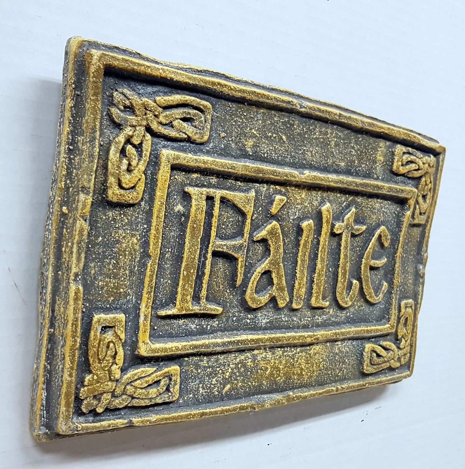 Failte Plaque Concrete Welcome 10in.25cm Irish Welcome - Etsy
