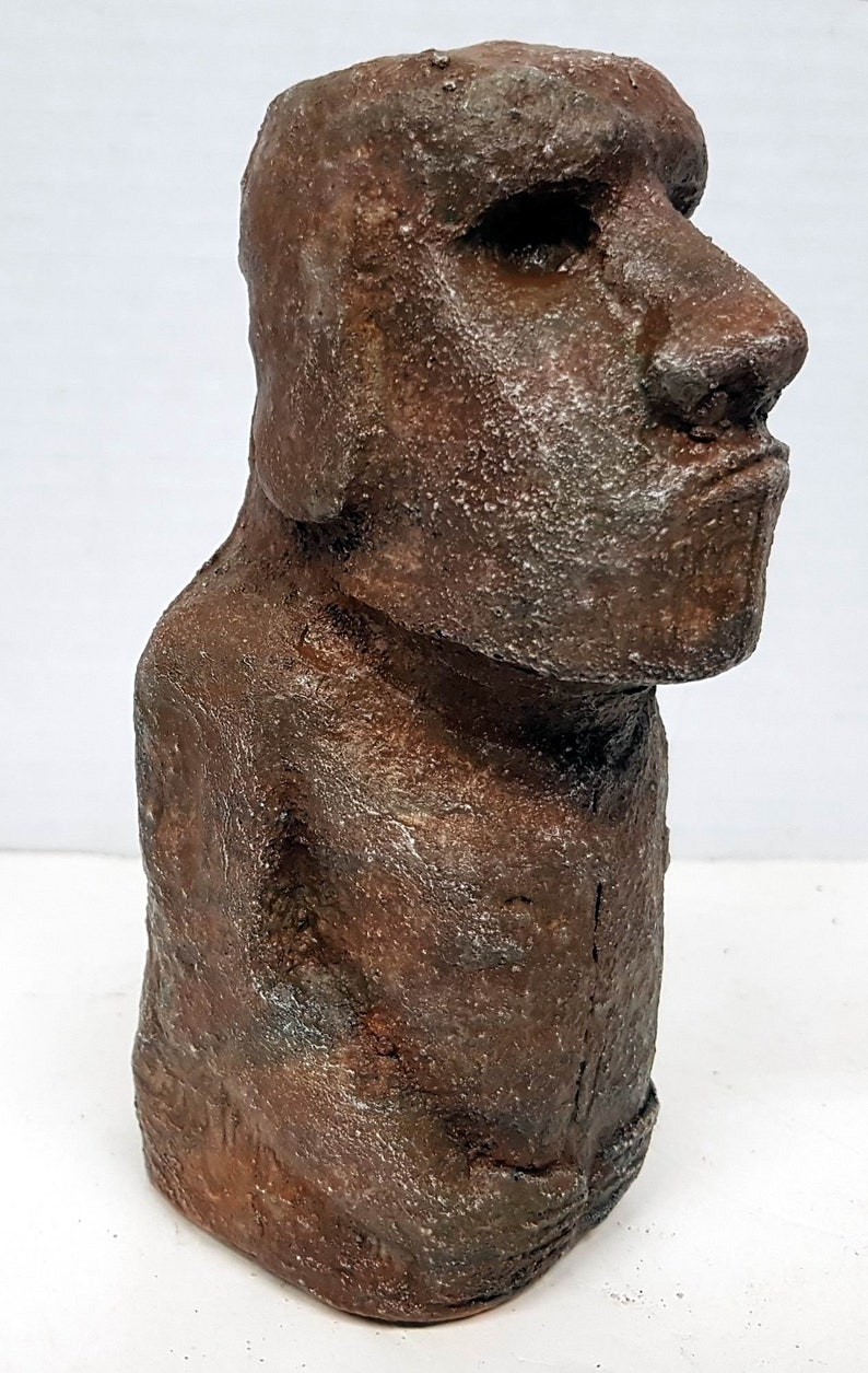 Rapa Nui Moai Statue, 6 In. (15 Cm), Easter Island, Moai Massive ...