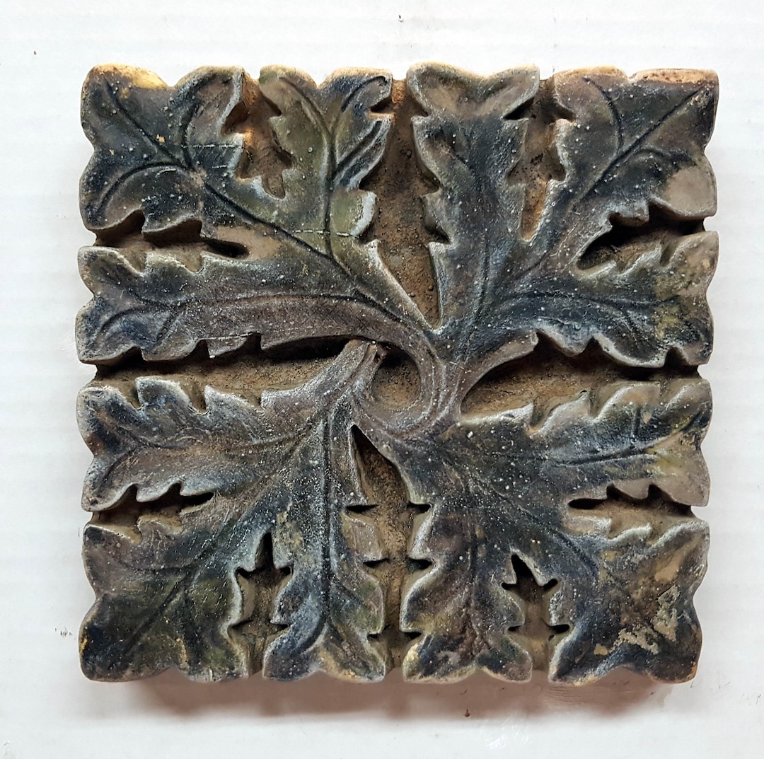 Oak Leaf Tile 5.5 In. 14 Cm Home Decor Tile Leaf Plaque - Etsy