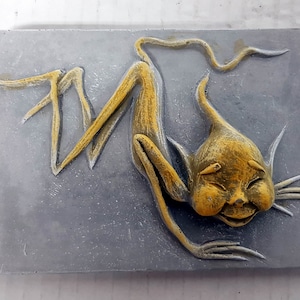 Pixie Plaques, Set of 4 Pixies, British Folklore, Celtic Pixie ...