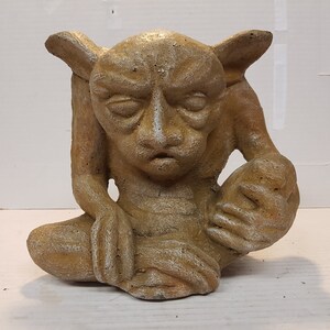 Gremlin 7.5 in. 19 cm Mythical Creature Concrete Gremlin | Etsy