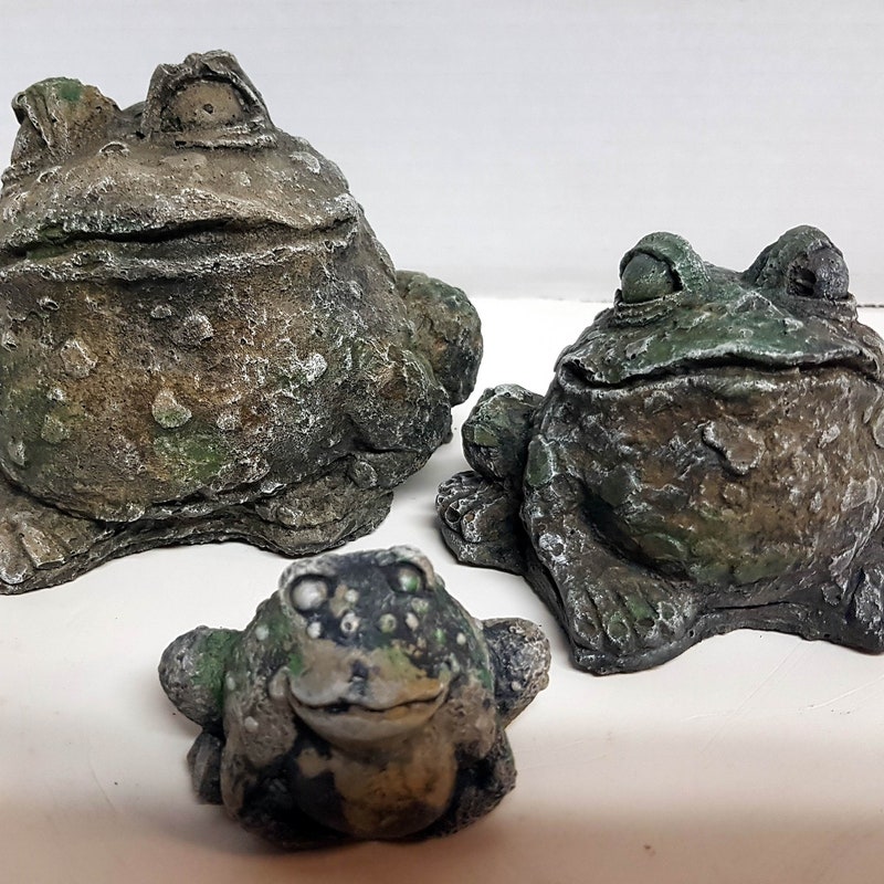 Concrete Toad - Etsy