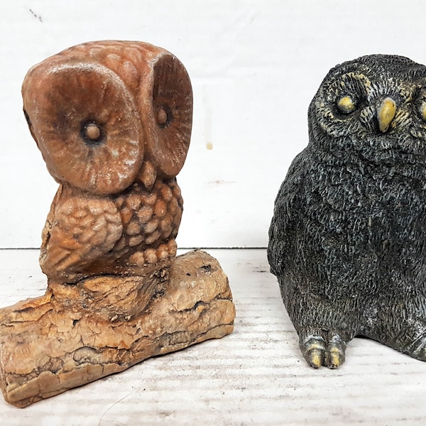 Rock Owl - Etsy