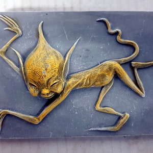 Pixie Plaques, Set of 4 Pixies, British Folklore, Celtic Pixie ...