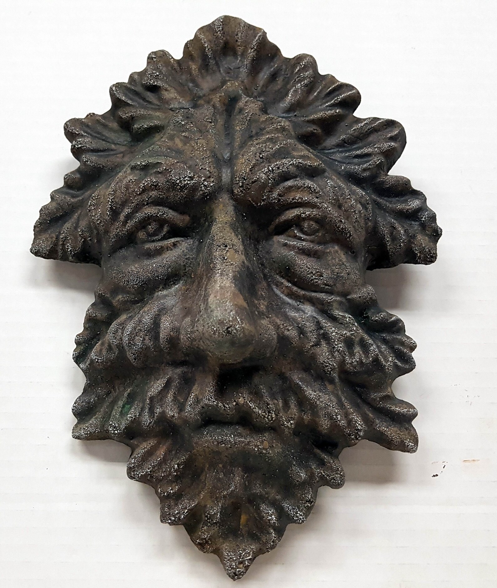 Gothic Face Concrete Face Greenman Mask 10 In. 25 Cm - Etsy