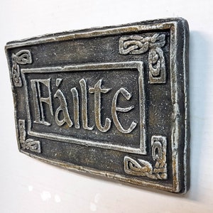 Failte Plaque, Concrete Welcome, 10in.(25cm), Irish Welcome Sign ...