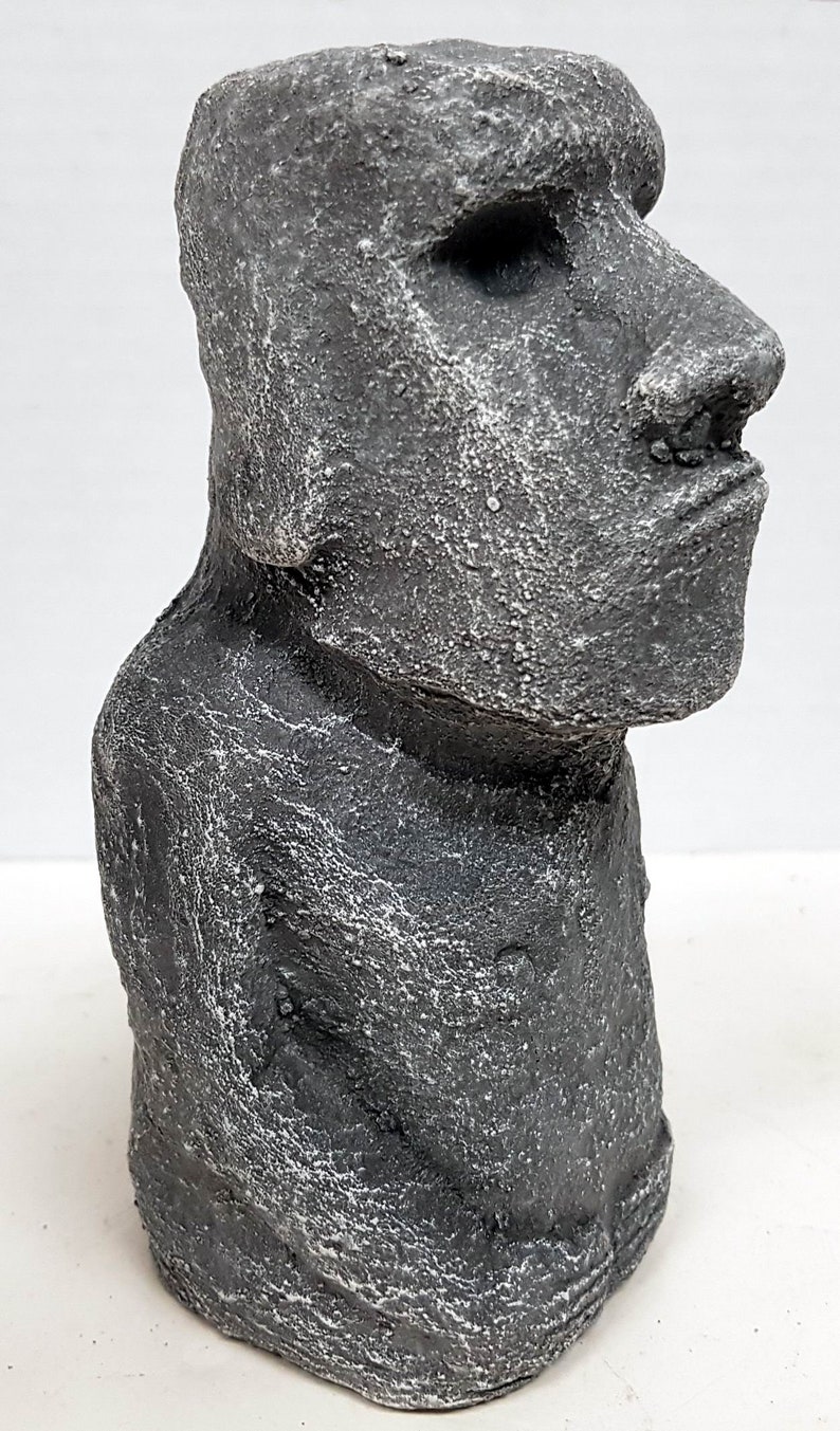Rapa Nui Moai Statue, 6 In. (15 Cm), Easter Island, Moai Massive ...