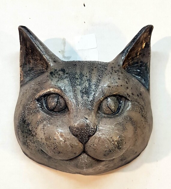 3-D Cat Plaque 5 In. 13 Cm Home Decor Pet Memory Cat - Etsy