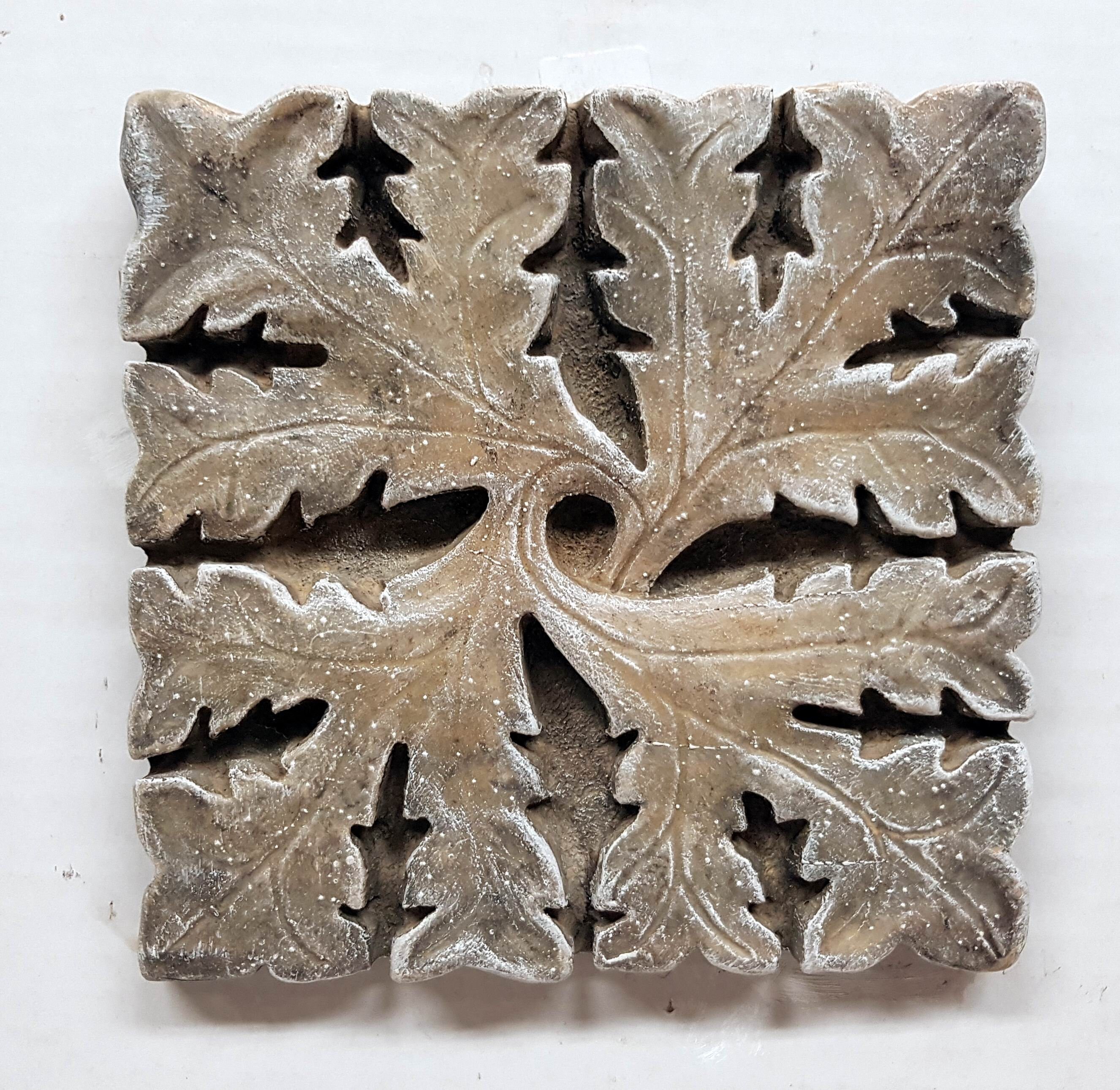 Oak Leaf Tile 5.5 In. 14 Cm Home Decor Tile Leaf Plaque - Etsy