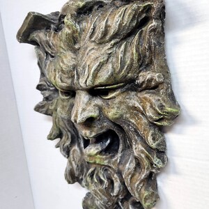 Garden Tree Face, Concrete Grotesque, Grotesque Tree Mask, Greenman ...