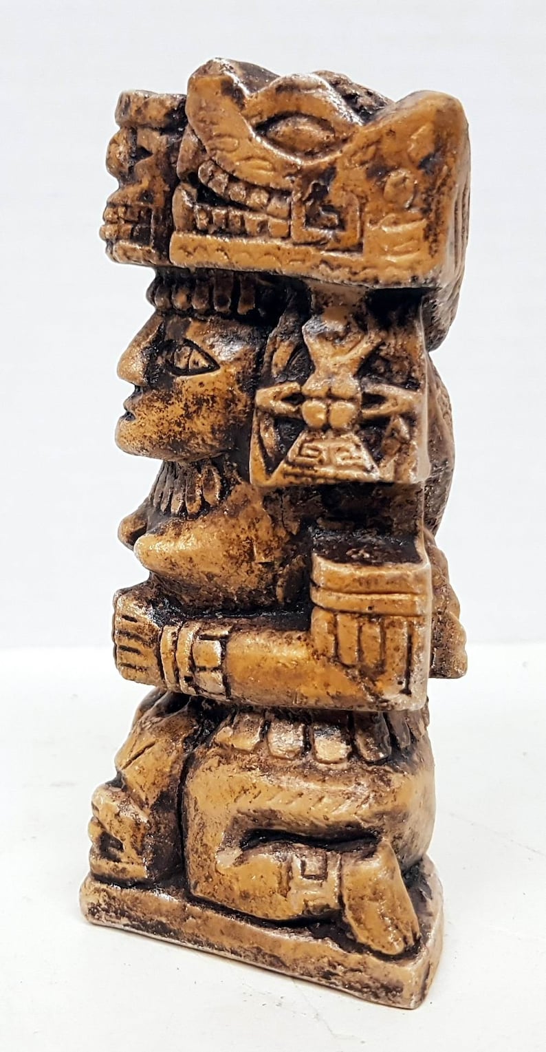 Aztec Totem Artistic Mexican Statue Aztec Artifacts Mayan - Etsy